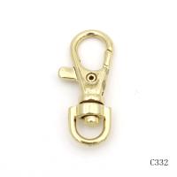China Gold Mini Metal Swivel Snap Hook 30-38mm Keychain Clasp Hooks Set Decorative Fittings for sale