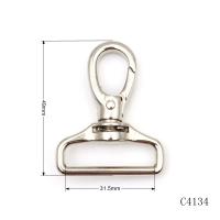 China Nickel Metal Swivel Snap Hook Zinc Alloy Swivel Clasp Hook For Bag Hardware Accessories for sale
