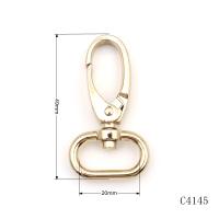 China Bag Strap Swivel Clasp 20mm Metal Snap Hook Quality Bag Belt Hook Carabiner Dog Clip for sale