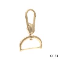 China Gold Metal Swivel Snap Hook Clasp for Bags Custom Swivel Carabiner Hardware Manufacturer for sale