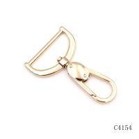 China Gold Metal Swivel Snap Hook Clasp for Bags Custom Swivel Carabiner Hardware Manufacturer for sale
