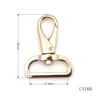 China Wholesale Gold Swivel Snap Hook Clips for Bags Metal Carabiner Clasp Hardware Supplier for sale