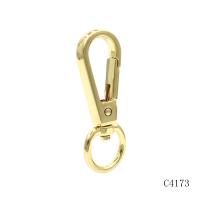 China Quality Metal Key Chain Clasp Small Metal Swivel Snap Hook Keychain Carabiner Dog Clip for sale