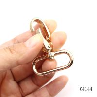 China Gold Metal Swivel Snap Hook Alloy Swivel Carabiner Clasp Hook For Handbag Hardware Accessories for sale