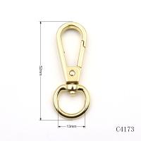 China Quality Metal Key Chain Clasp Small Metal Swivel Snap Hook Keychain Carabiner Dog Clip for sale