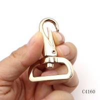 China Wholesale Gold Swivel Snap Hook Clips for Bags Metal Carabiner Clasp Hardware Supplier for sale