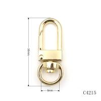 China Metal Swivel Snap Hook Keychain Clasp 13mm 16mm 20mm Zinc Alloy Dog Clip Eco Friendly Hardware for sale