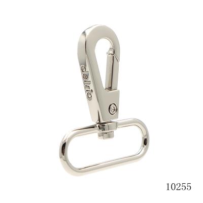 China Nickel Swivel Snap Hook 50mm Metal Hooks for Handbag Fittings Custom Logo for sale