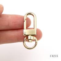 China Metal Swivel Snap Hook Keychain Clasp 13mm 16mm 20mm Zinc Alloy Dog Clip Eco Friendly Hardware for sale