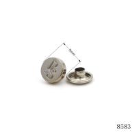 China 8mm Custom Logo Metal Rivets for Leather | Nickel Plated Hardware for sale