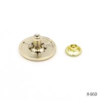 China 20mm Gun Metal Gold Plating Logo Engraved Cap Rivet Metal Logo Rivets Zinc Alloy Double Rivet  For Leather Bag for sale