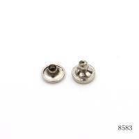 China 8mm Custom Logo Metal Rivets for Leather | Nickel Plated Hardware for sale
