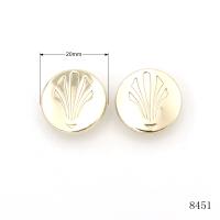 China 20mm Light Gold Zinc Alloy Metal Logo Rivet Studs With Cap, Die‑cast Custom Embossed Pattern Rivets For Bag Leather Craft for sale