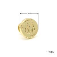China Custom Gold Plated Metal Logo Rivet 10mm Cap Stud for Leather Strap Bag Accessories for sale