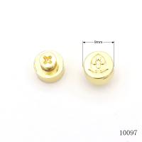 China Custom Metal Logo Rivet Stud with Screw for Leather Bag Garment Decoration 10mm for sale