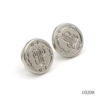 China 15mm Custom Logo Engraved Cap Rivet Metal Double Cap Rivets  Zinc Alloy Rivet For Bag Hardware Accessories for sale