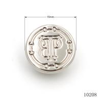 China 15mm Custom Logo Engraved Cap Rivet Metal Double Cap Rivets  Zinc Alloy Rivet For Bag Hardware Accessories for sale