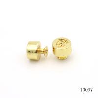 China Custom Metal Logo Rivet Stud with Screw for Leather Bag Garment Decoration 10mm for sale