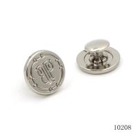 China 15mm Custom Logo Engraved Cap Rivet Metal Double Cap Rivets  Zinc Alloy Rivet For Bag Hardware Accessories for sale