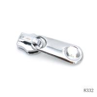 China Customized Metal Zipper Puller With Slider 30mm Bag Metal Zip Pull for sale
