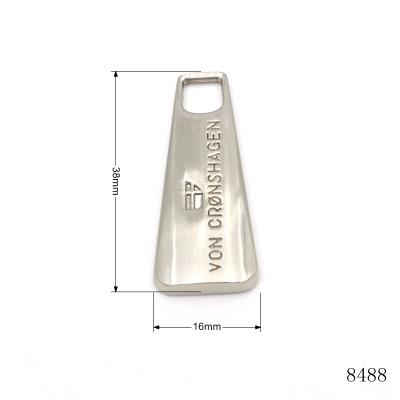 China Quality Metal Zipper Puller Tab Die Casting Alloy Zip Puller Head with 3# 5# Slider for Bag Accessories for sale