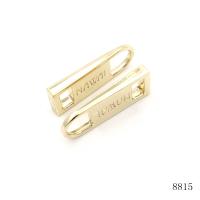 China Quality Bag Metal Zipper Puller Tab Customized Logo Purse Zip Pull Head Charm Slider for sale