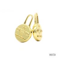 China Clear Brand Logo Engraved Metal Zip Puller Tag Round Shape Shiny Gold Metal Zipper Puller For Handbag Hardware Accessories for sale