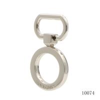 China Premium Heavy Duty Rotate Ring Connector Custom Logo High End Snap Hook Clasp Buckle Bag Hardware Fittings for sale