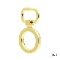 China Premium Heavy Duty Rotate Ring Connector Custom Logo High End Snap Hook Clasp Buckle Bag Hardware Fittings for sale