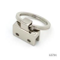 China Custom Metal Keyfob Key Ring 18mm Zinc Alloy Keychain with Laser Logo OEM for sale