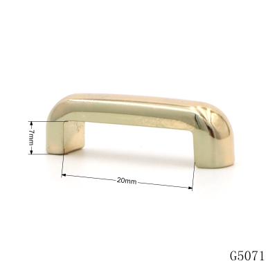 China Bag Accessories Metal Arch Bridge Parts Alloy Die Casting Bag Metal Handle Connector Hardware for sale