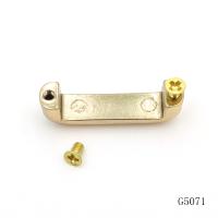 China Bag Accessories Metal Arch Bridge Parts Alloy Die Casting Bag Metal Handle Connector Hardware for sale