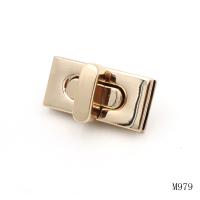 China Bag Accessories Metal Lock Closure Quality Zinc Alloy Metal Turn Lock Twist Lock for Handbag Purse for sale