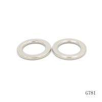 China Bag Metal O Ring Buckle Shiny Silver Metal Circle Ring One Inch Bag Connector Buckle Anti Fade Handbag Hardware for sale