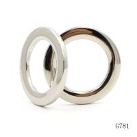 China Bag Metal O Ring Buckle Shiny Silver Metal Circle Ring One Inch Bag Connector Buckle Anti Fade Handbag Hardware for sale