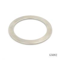 China Bag Accessories Quality Metal O Ring Buckle Shiny Silver Metal Flat Close Ring 46mm Bag Connector Buckle for sale
