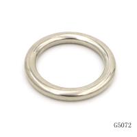 China Zinc Alloy Buckle Ring Nickel Metal O Ring Buckle Metal Circle Ring For Handbag Hardware for sale