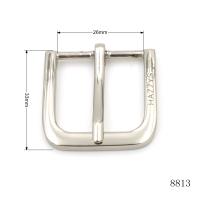 China High Quality Custom Logo Engraved Pin Buckle Bar Buckle For Handbags Hardware Accessories for sale