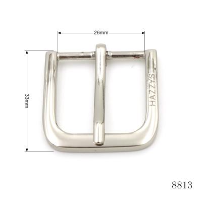 China High Quality Custom Logo Engraved Pin Buckle Bar Buckle For Handbags Hardware Accessories for sale