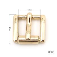 China New Design Custom Logo Engraved Pin Buckle Zinc Alloy Pin Slider Buckle For Handbags Hardware Accessories for sale