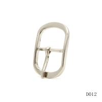 China Nickel Plated Metal Pin Buckle Zinc Alloy Die Casting Strap Adjust Buckle Quality Center Bar Pin Buckle for sale