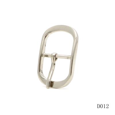 China Nickel Plated Metal Pin Buckle Zinc Alloy Die Casting Strap Adjust Buckle Quality Center Bar Pin Buckle for sale