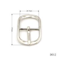 China Nickel Plated Metal Pin Buckle Zinc Alloy Die Casting Strap Adjust Buckle Quality Center Bar Pin Buckle for sale