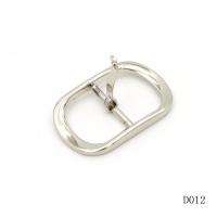 China Nickel Plated Metal Pin Buckle Zinc Alloy Die Casting Strap Adjust Buckle Quality Center Bar Pin Buckle for sale