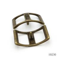China Antique Brass Metal Conway Buckle Leather Belt Curved Slider Buckle 38mm Custom Logo for sale
