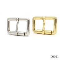 China Metal Roller Pin Buckle for Bag Belt 20mm 25mm Silver Gold Hardware for sale