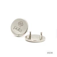 China Nickel 20mm Metal Logo Plate Custom Engraved Logo Metal Label For Handbag Hardware Accessories for sale