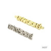 China Custom Metal Logo Nameplate Bag Label Accessories OEM 500pcs Zinc Alloy for sale