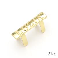 China Custom Metal Logo Label for Bag Accessories OEM 20 Years Experience 3000 Molds for sale