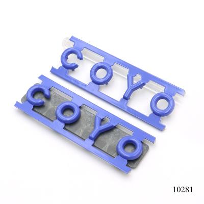 China Custom Zinc Alloy Die Cast Metal Logo Letter for Bag Accessories 500pcs MOQ for sale